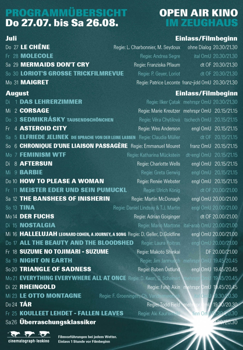 Open Air Kino im Zeughaus - Die Tirolerin